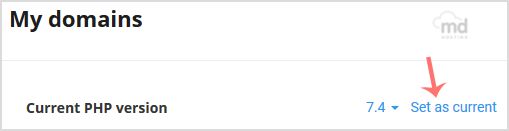 MDHosting Ltd | How to Change PHP Version via CloudLinux Selector in DirectAdmin?