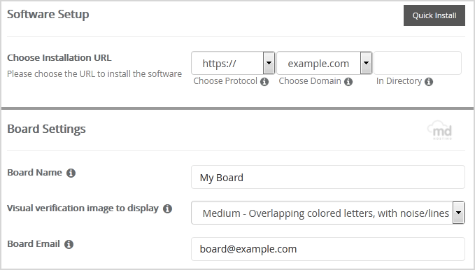 MDHosting Ltd | How to Install SMF Simplemachine Forum via Softaculous ...