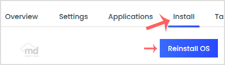 MDHosting Ltd | How to Reinstall OS using Virtualizor Automatic OS-Reinstaller?