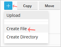 MDHosting Ltd | How to create a new directory or files in Plesk File Manager?